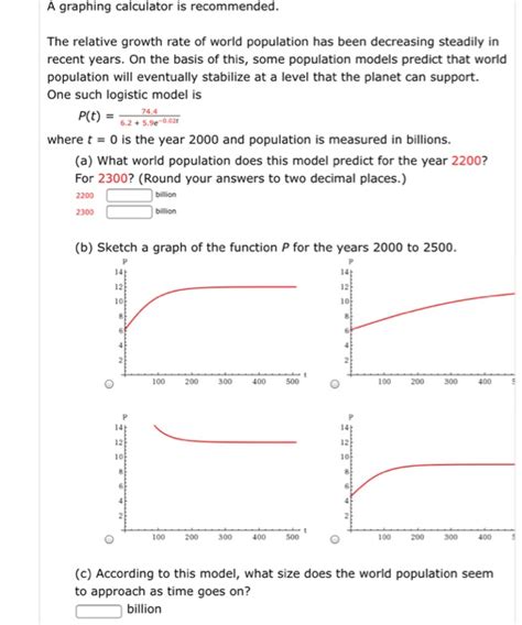Solved A Graphing Calculator Is Recommended The Relative