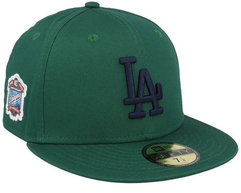Los Angeles Dodgers Patch 59fifty Dark Green Fitted New Era