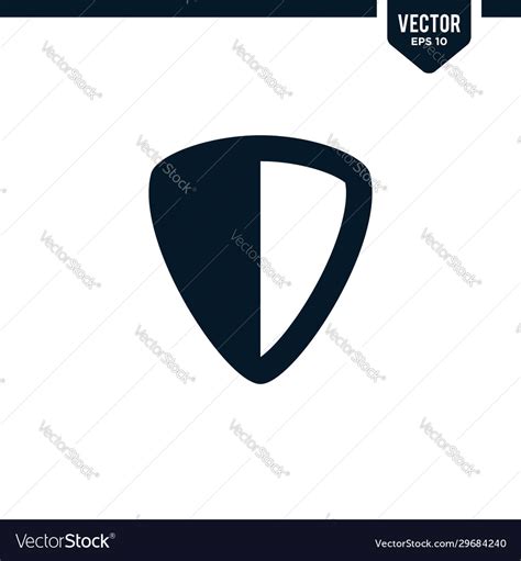 Shield Icon Design Concept Royalty Free Vector Image