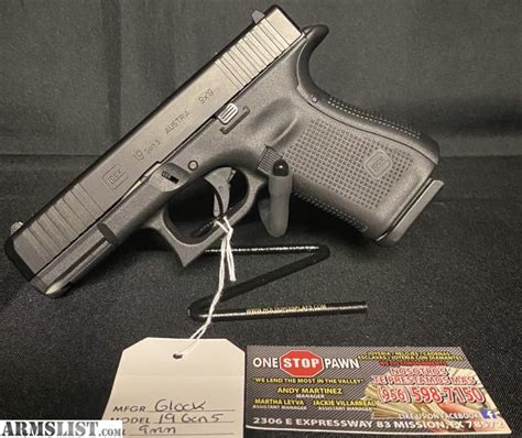For Sale Glock 19 Gen 5 Near Mission Mcallen Tx 14320746