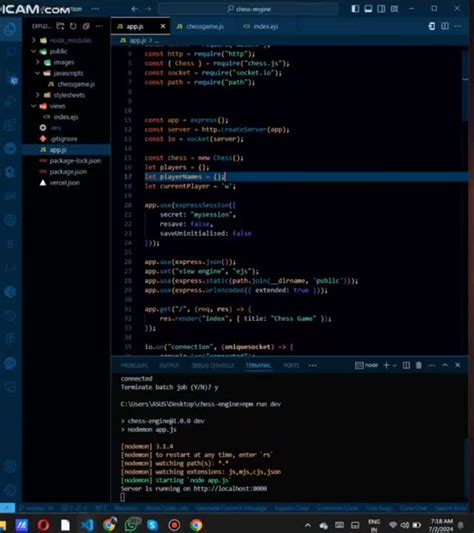 Arya Agasti On Linkedin Chess Coding Socketio Realtime Learningjourney Codingcommunity