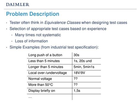 Ppt Using Evolutionary Algorithms To Guide Search For Test Data Within Equivalence Classes