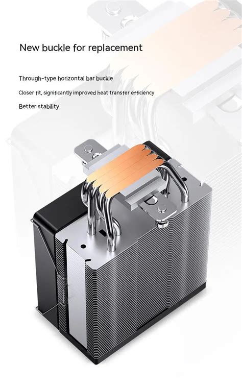 Jonsbo Cr 1000 Evo Argb 라디에이터 히트 파이프 타워 4 핀 Pwm 냉각 선풍기 방열판 Tdp 220w