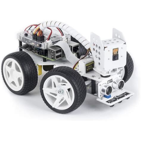 SUNFOUNDER Raspberry Pi Smart Car Kit With Camera AI Robot Car Color Face Detection Line