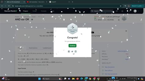 Hackerrank Problemsolving Codingskills Continuouslearning Ayush