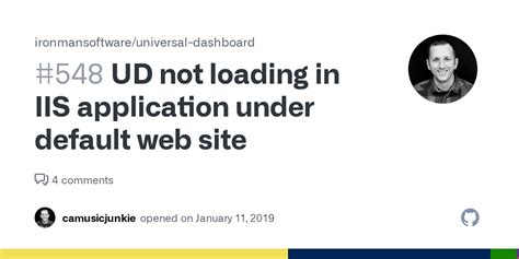 ud not loading in iis application under default web site · issue 548 · ironmansoftware
