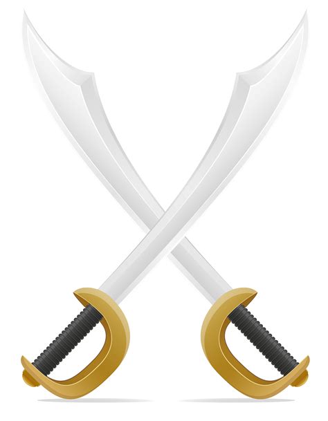 Old Retro Pirate Sword Vector Illustration 494392 Vector Art At Vecteezy