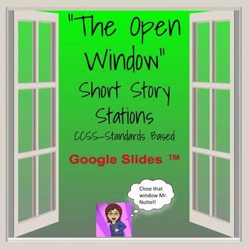 The Open Window By Saki Short Story Literacy Stations Digital Activity Literacy Stations