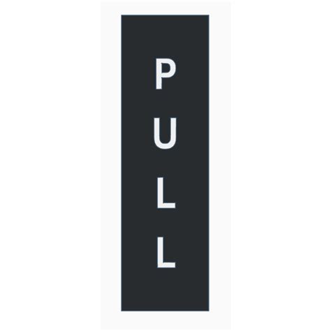 SG D Printed Push Pull Door Signage Customizable Personalized D Door Sticker Sign