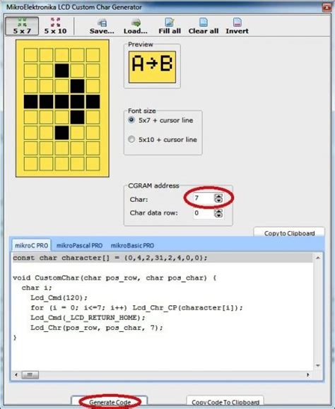 Display Custom Characters On Lcd Using Pic Mikroc Pro