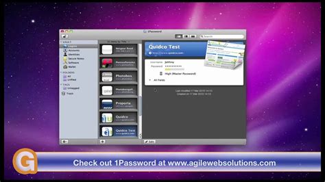 1password Software Review For Mac Os X Youtube