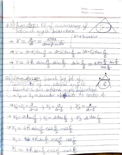 Trigonometry Formulas Class 11th And 12th Pdf