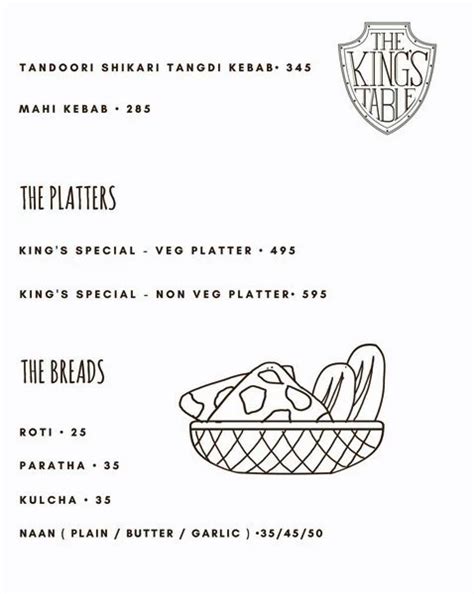Kings Table Menu Cabinets Matttroy
