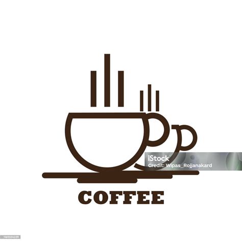 2 연기가 나는 커피 컵 벡터 일러스트 아이콘입니다 플랫 스타일 카페테리아 포스터 및 배너 카드 디자인 0명에 대한 스톡 벡터 아트 및 기타 이미지 Istock