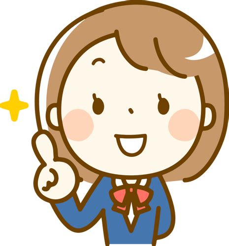 Thinking Girl Vector Image Public Domain Vectors