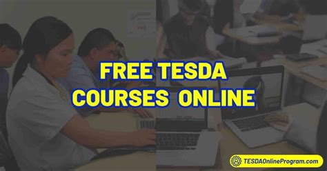 List Of Free Tesda Courses Online Tesda Online Program