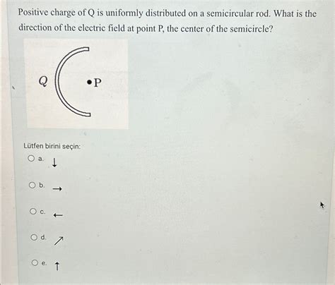 Solved Positive Charge Of Q ﻿is Uniformly Distributed On A