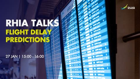 Rhia Talks Flight Delay Predictions Rotterdam The Hague Innovation Airport