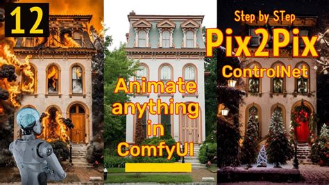 Comfyui How To Use Pix2pix Controlnet And Animate All Parameters And Prompts For A Dynamic