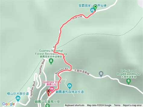 觀霧山莊 健行筆記