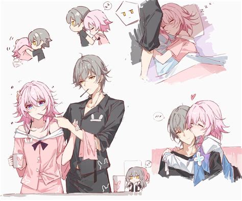 Trailblazer Stelle March Th Caelus March Th And More Honkai And More Drawn By Yajuu