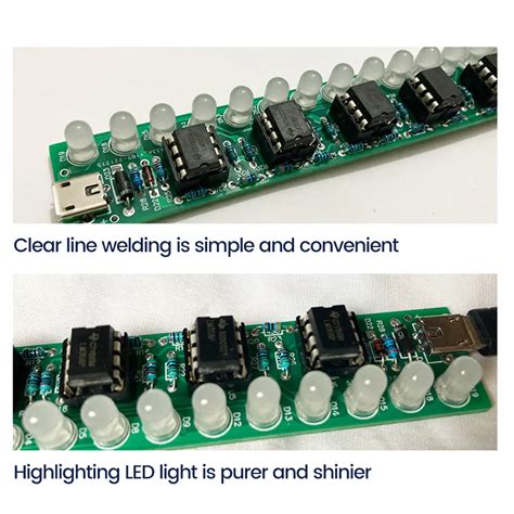 wholesale usb audio spectrum lamp kit led car volume level indicator