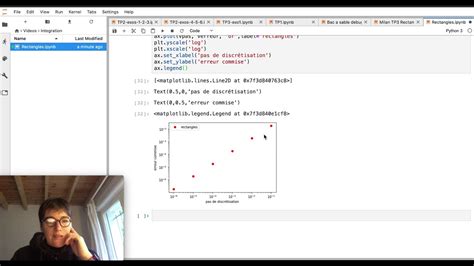 [python Pour Les Maths] Calcul Numérique Dintégrales Graphe Derreur