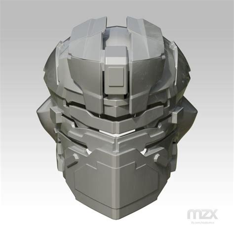 Dead Space Life Size Advanced Helmet Papercraft Lilybots