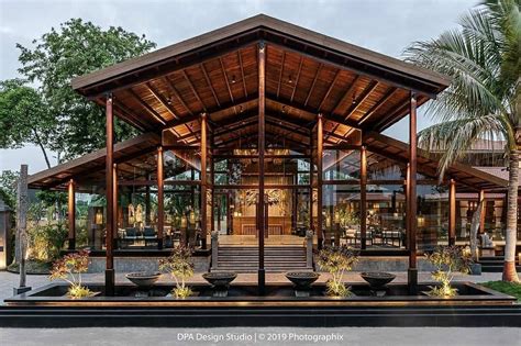 Modern Outdoor Pavilion With Plants Backyard Pavilion Ideas