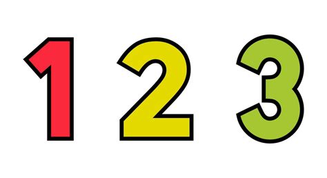 123 Number Icon Vector One Two And Three Symbol In Flat Style 27448968 Vector Art At Vecteezy