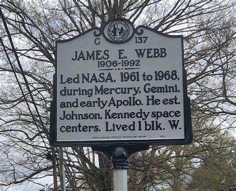 James E Webb 1906 1992 G 137 Nc Dncr