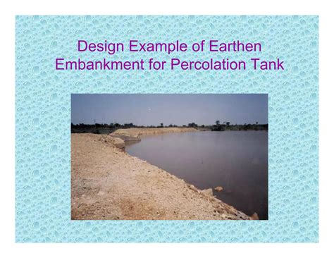 Hydrologic Design Of A Percolation Tank Pdf