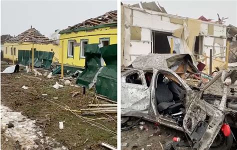 Украин руу харвасан пуужин Оросын хотод унаж олон хүн амиа алджээ