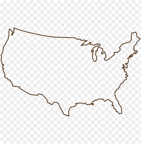 Us States Outline Map