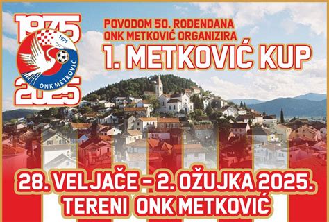 Onk Metković Slavi 50 Rođendan Proslava Započinje Turnirom Za Dječake Metkovic Hr