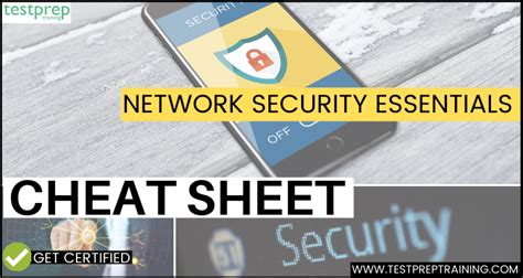 Network Security Essentials Cheat Sheet Testprep Training Blog