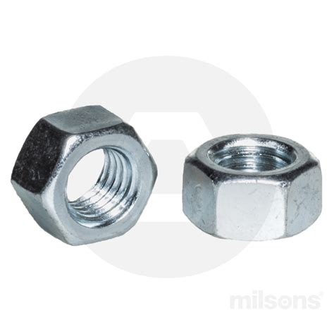 Hex Nut Cl10 M16 Zinc Milsons