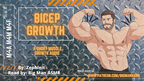 Bicep Growth [muscle Worship][morph][transformation][animation] Asmr