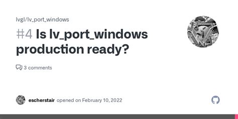 Is Lv Port Windows Production Ready Issue Lvgl Lv Port Windows GitHub