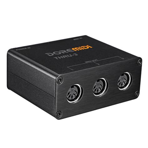 Doremidi Midi Interfaces Thru 3 Thru Box Controller