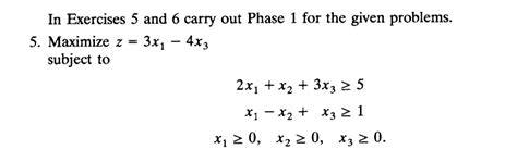 solved in exercises 1 4 set up the initial simplex tableau