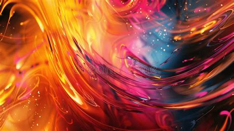 Elegantly Designed Backdrop With Vibrant Hues Stock Illustration Illustration Of Chaos