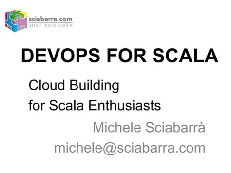 Devops For Scala Ppt