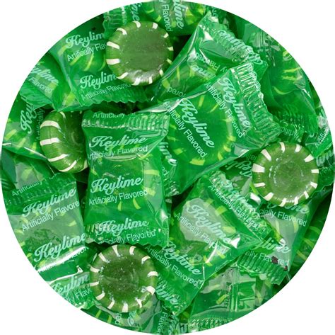Key Lime Discs Hard Candy 3 Pound Bulk Candy Approx 225 Pcs Individually