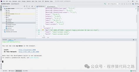 基于react炫酷的可视化大屏 程序猿代码之路
