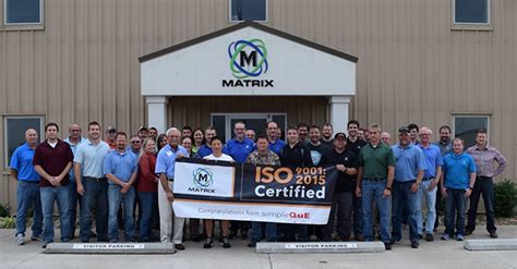 Matrix Design Group Celebrates Iso 9001 2015 Certification Simpleque