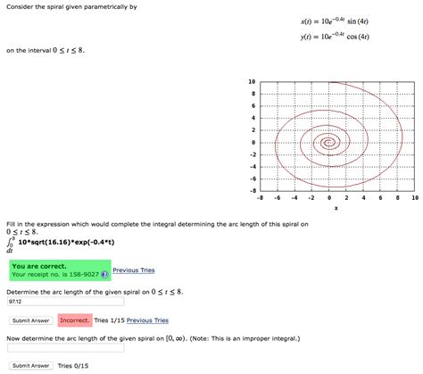 Solved Consider The Spiral Given Parametrically By Xt