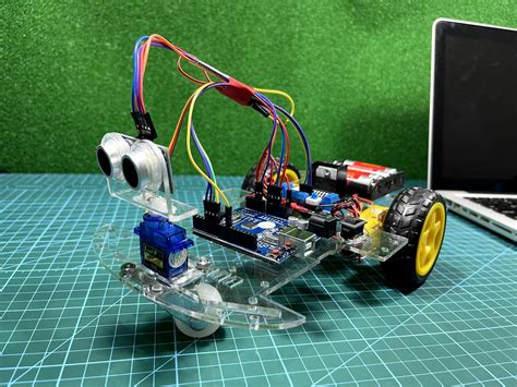 Arduino Obstacle Avoiding Robot Car 2wd With Aa Battery