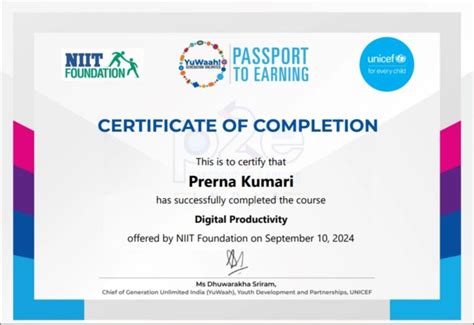 Prerna Kumari On Linkedin Digitalproductivity Microsoftoffice Careerdevelopment Unicef