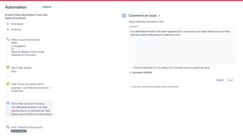 Script Validator To Block Transition If Sub Task S